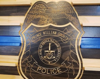 Philadelphia Police Thin Blue Line Subdued American Flag | Etsy