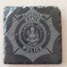Police Custom Laser Engraved Slate Coaster Set. State Police, Sheriff ...