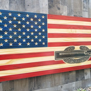 Combat Infantry, US Army Rustic Flag - Etsy