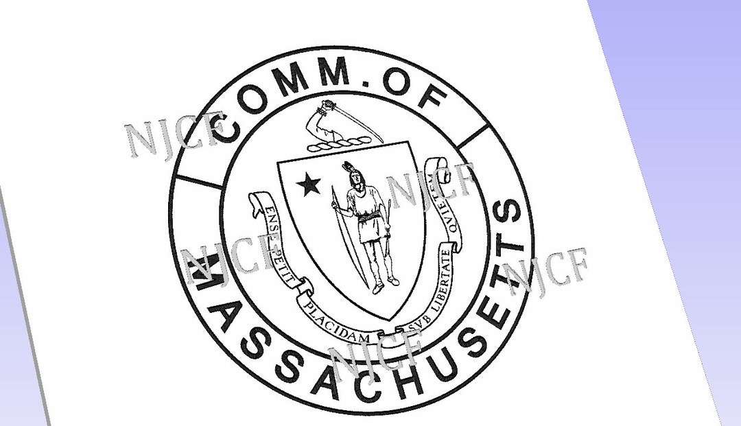 Massachusetts State Seal SVG, MA Police Badge Seal, Mass State Logo - Etsy