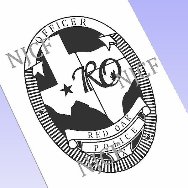 Texas Police Patch Svg - Etsy