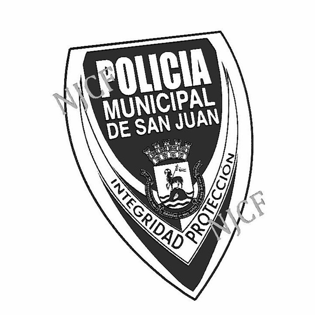 San Juan Puerto Rico Police Patch SVG - Etsy