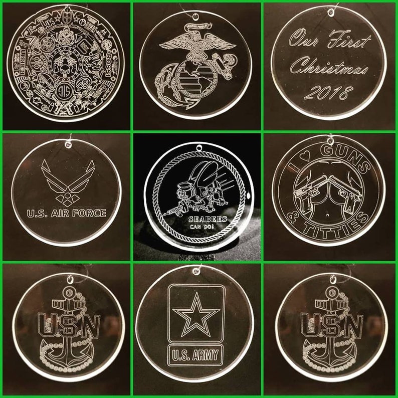 California Highway Patrol Acrylic Christmas Ornament. CHP - Etsy