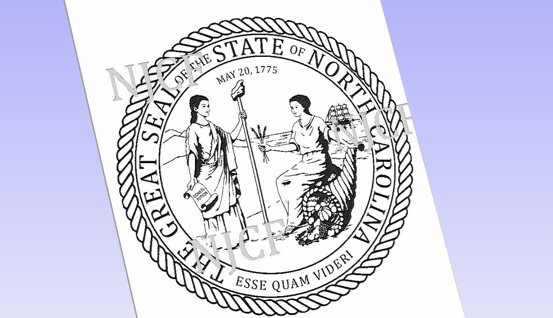 New Jersey State Seal SVG NJ Police Badge Seal - Etsy