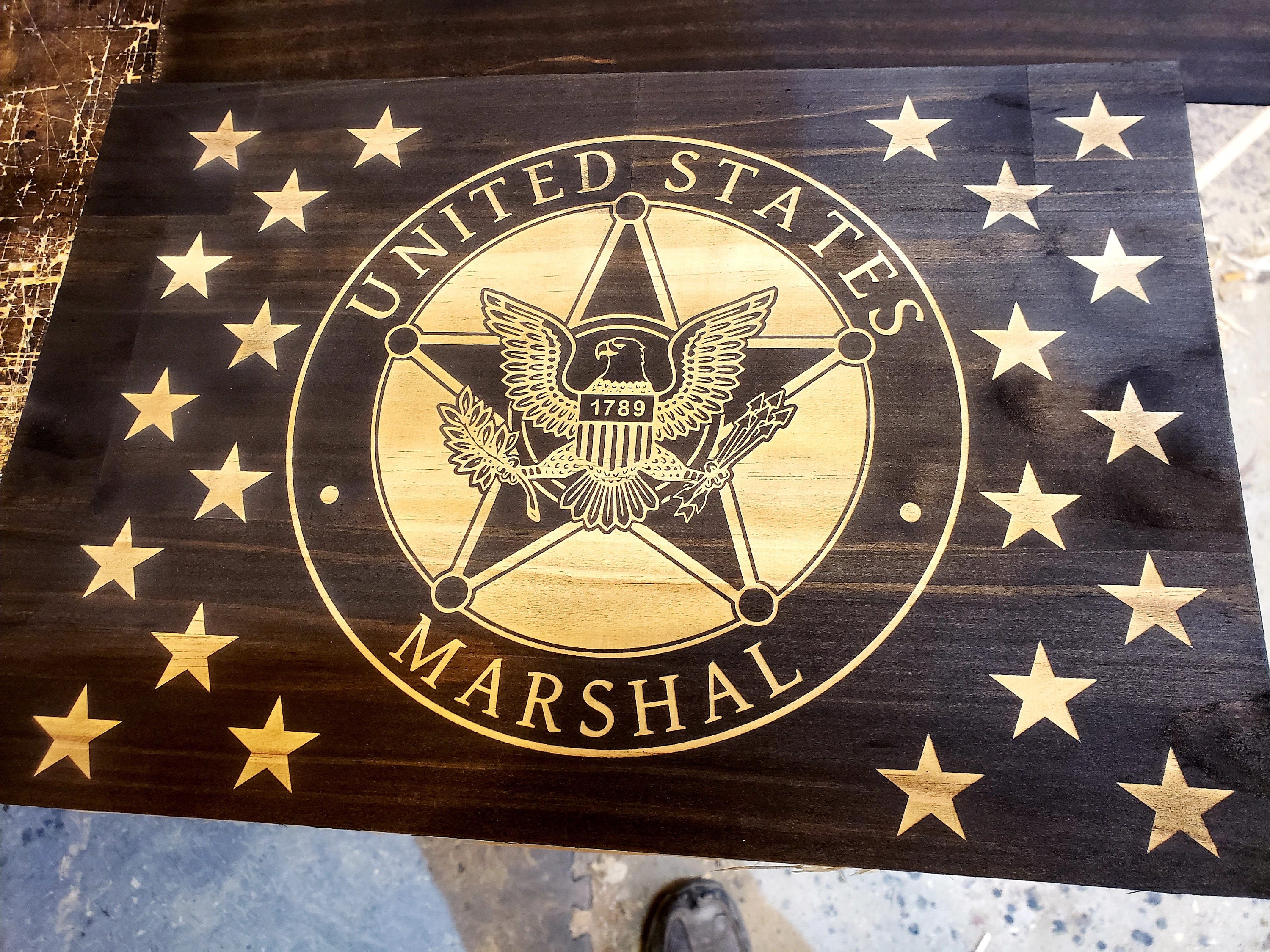 Custom Flag Unions. Laser Engraved Wood American Flag Union - Etsy