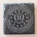 Custom Police Slate Coasters, Laser Engraved Thin Blue Line ...