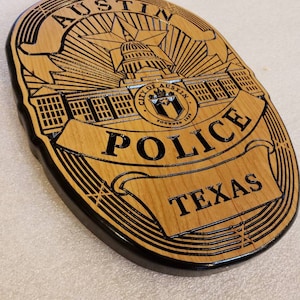Austin Police Badge - Etsy