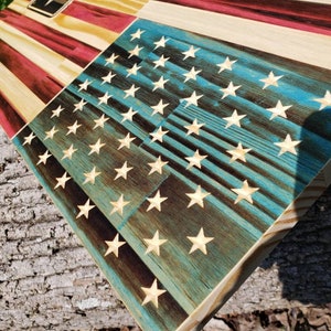 US Army Rustic Flag - Etsy