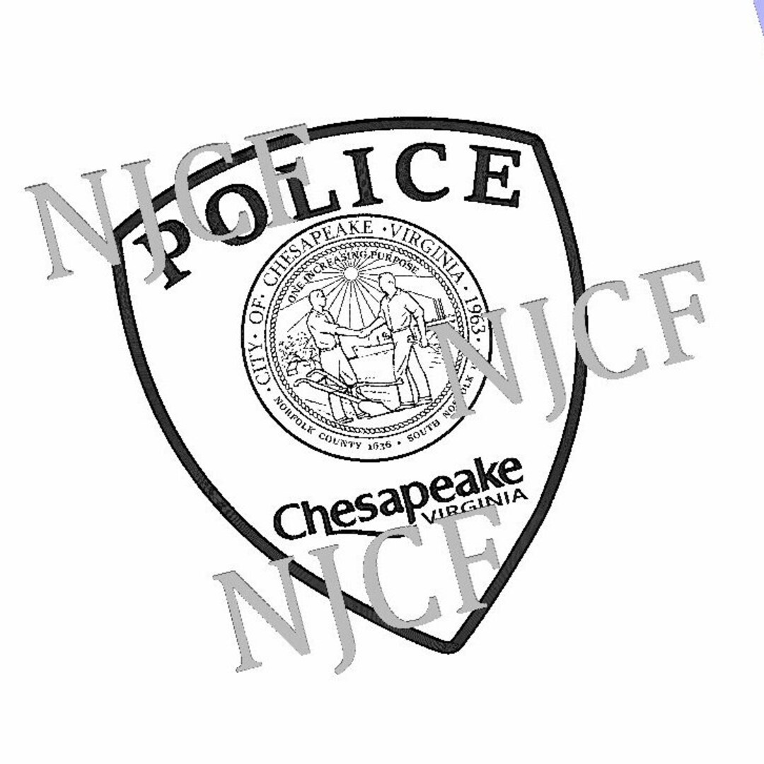 Chesapeake VA Police Patch SVG, Logo Badge - Etsy