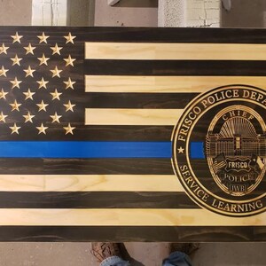 Davie Florida Thin Blue Line Subdued American Flag. Police Patch Flag ...