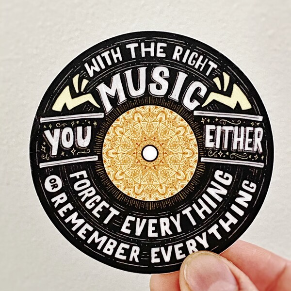Music Sticker - Etsy