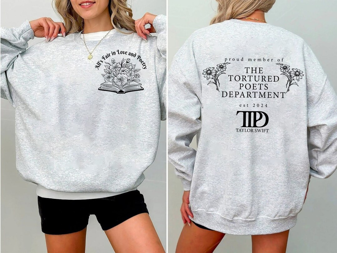 The Tortured Poets Department PNG Files for Sweatshirt, the Tortured ...