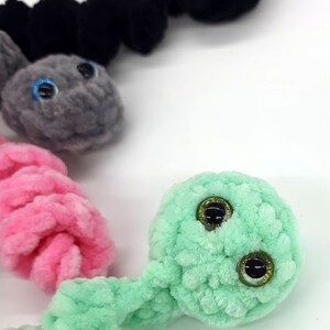 Large Worry Worm With Sparkly Eyes Pet With Safe Eyes Plush Anxiety ...
