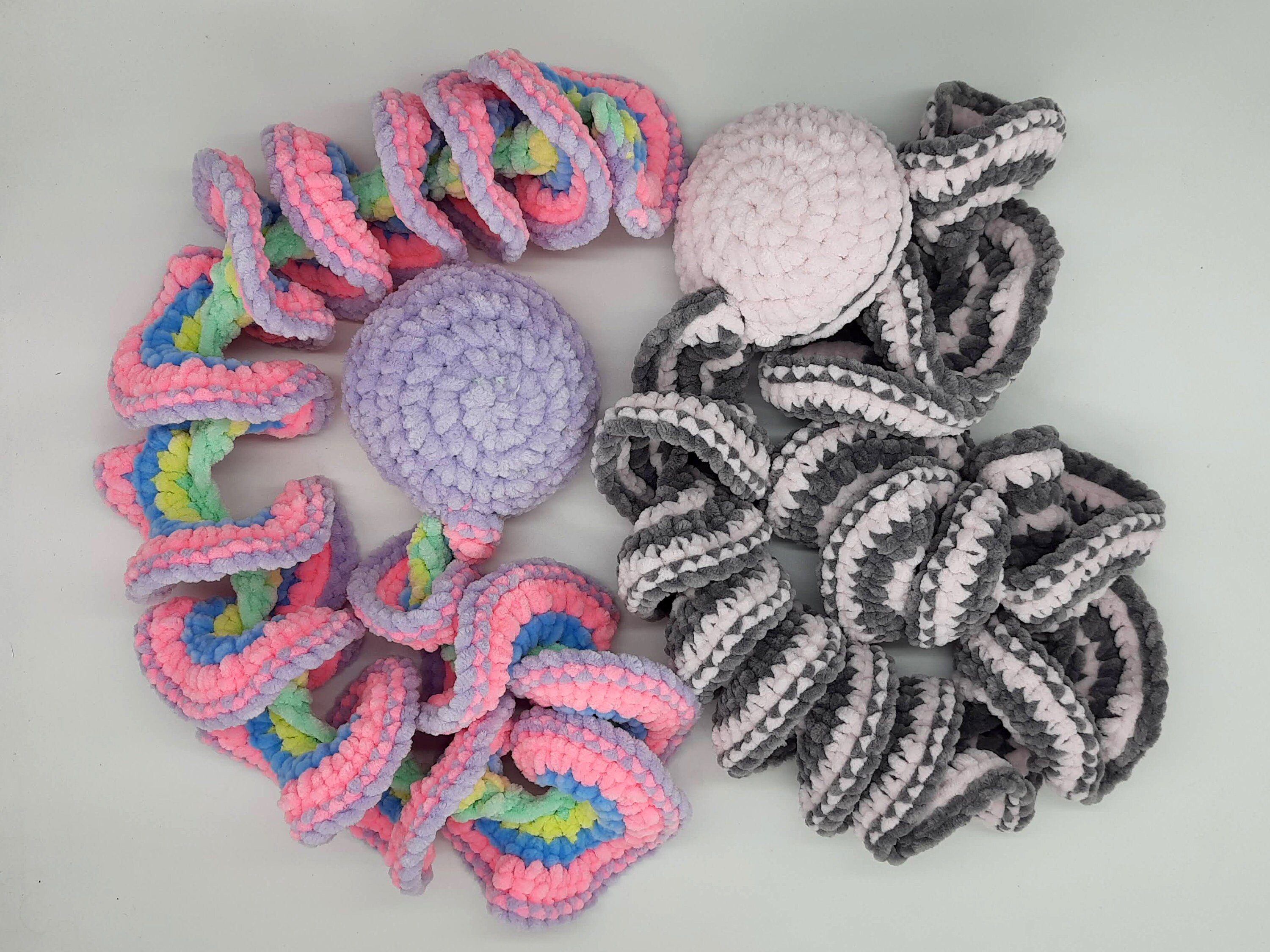 Giant Worry Worm Pet With Safe Eyes Bulky Plush Anxiety Relief Toy ...