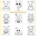 Alien Coloring Pages for Kids: Space-themed Activity (digital Download ...