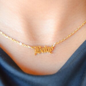 Baby Necklace, Baby Name Necklace, Baby Pendant, Baby Chain, Baby Name ...