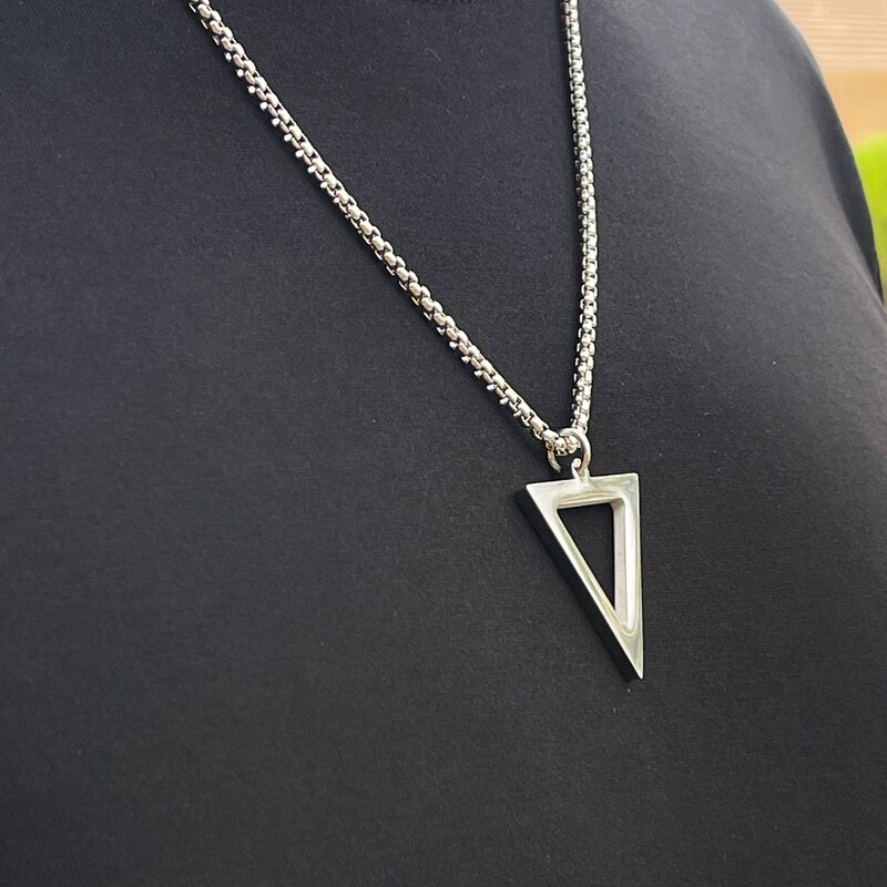 Triangle Pendant - Etsy