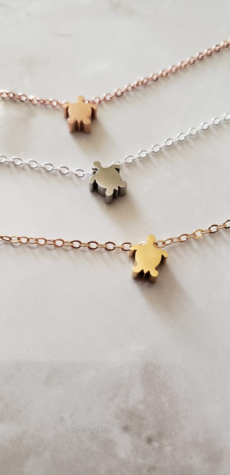 Tiny turtle anklet Turtle anklet /Rose Gold/Silver/Gold | Etsy