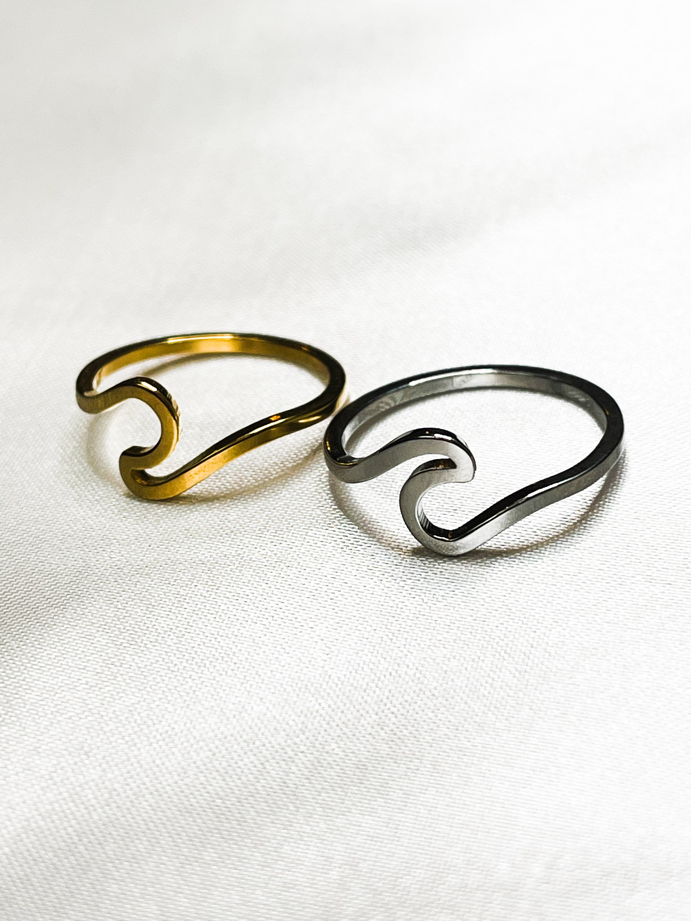 Dainty Wave Ring Ocean Wave Ring Delicate Ring Tiny Waves | Etsy