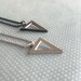 Triangle Necklace for Men Groomsmen Gift Men's Necklace - Etsy