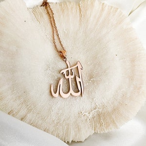 Allah Name Necklace, Allah Symbol Necklace, Muslim Pendant, Islamic ...
