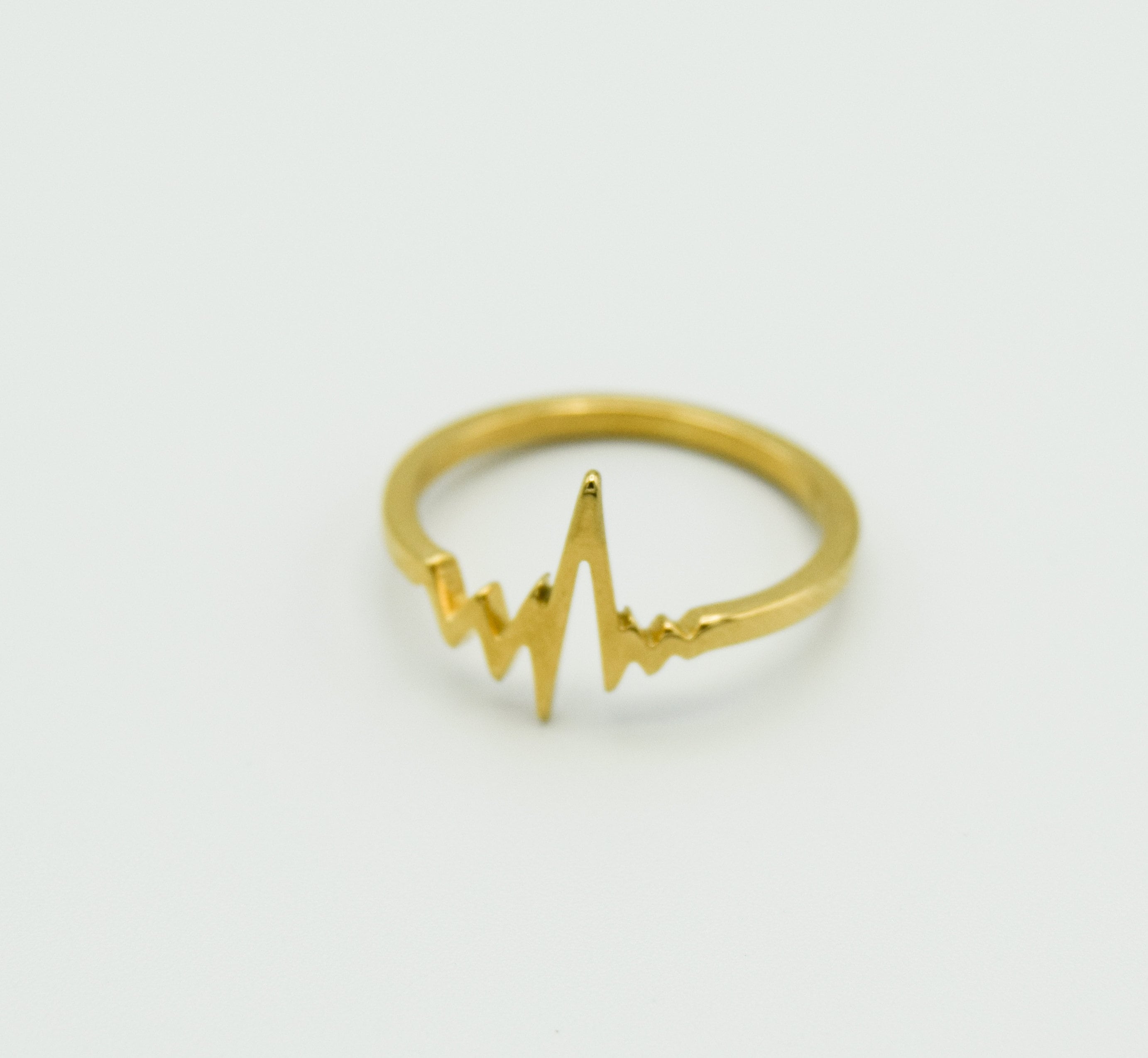 Dainty Heart Beat Ring Heart Pulse Ring Delicate Ring Tiny - Etsy