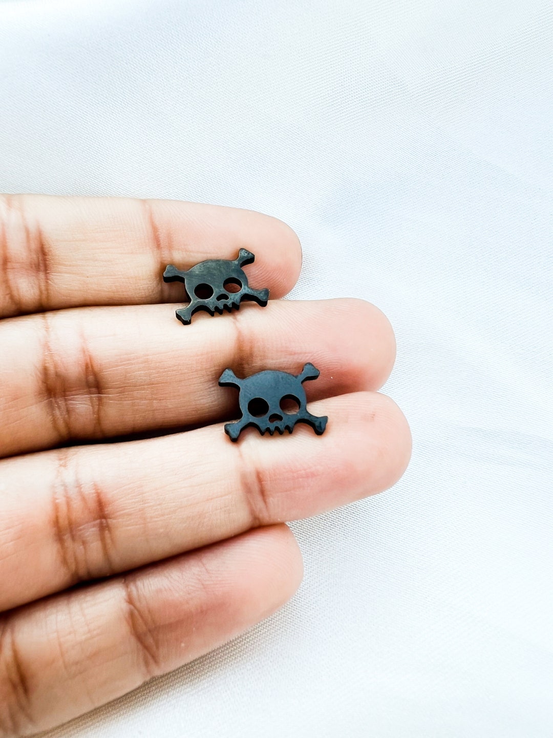 Skull Earrings, Skull Earring, Skull Shape Earring, Skull Studs, Skull ...