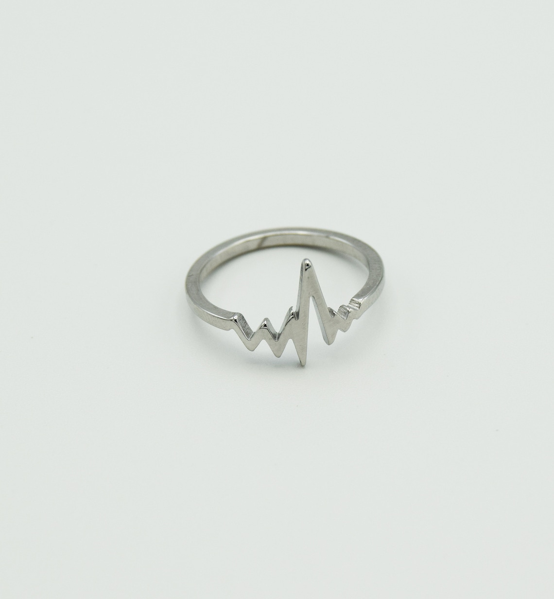 Dainty Heart Beat Ring Heart Pulse Ring Delicate Ring Tiny - Etsy