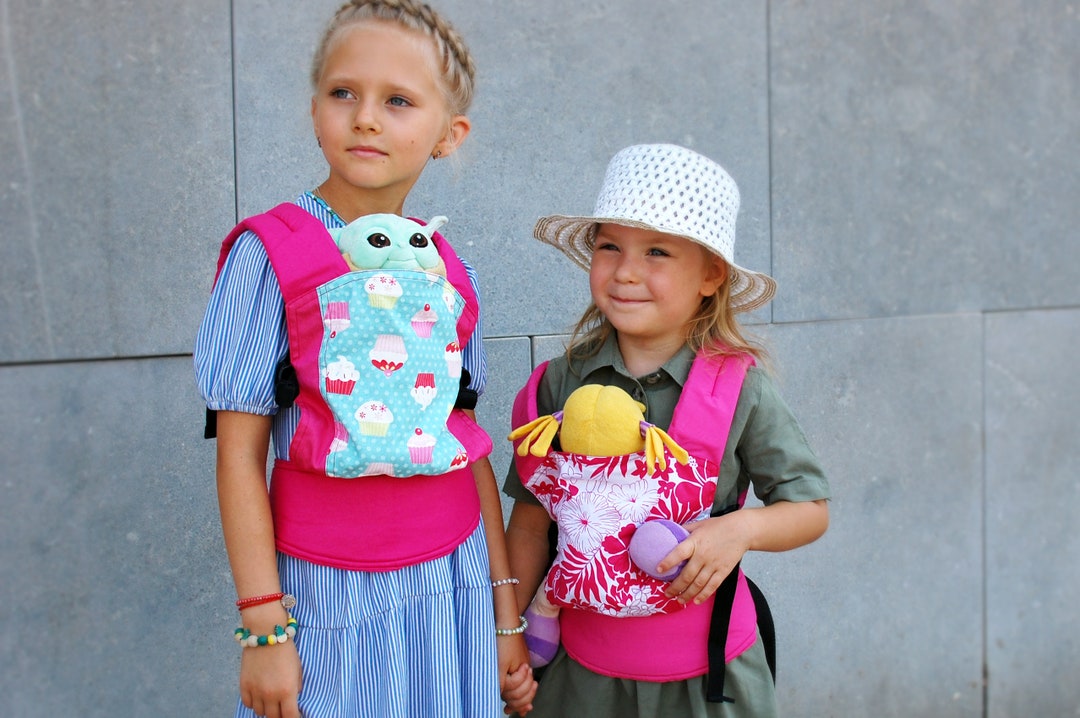 Mini Doll Carrier Double Sided Toy Sling Gift for Kids Reborn ...