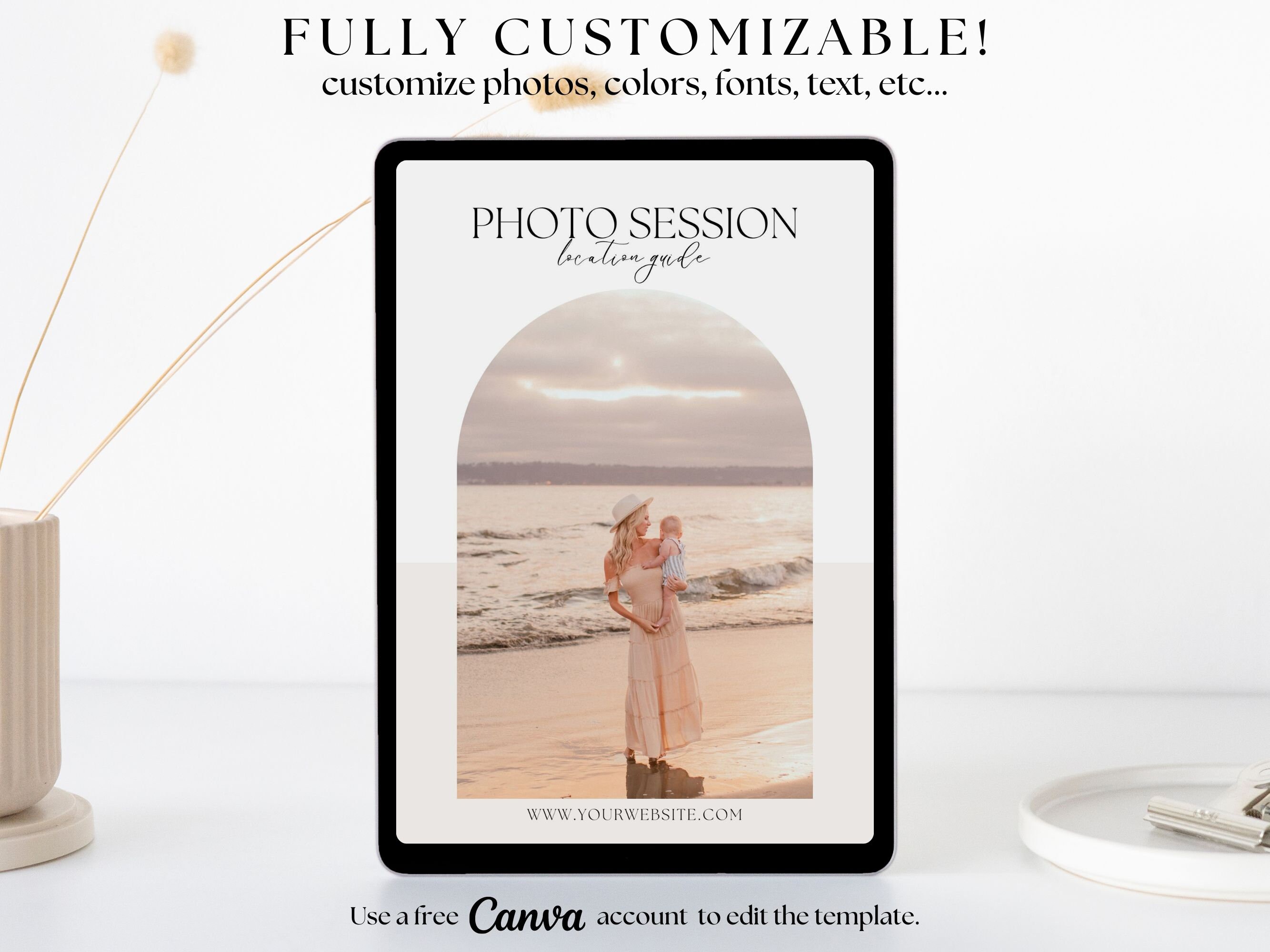 Photography Location Guide: Customizable Canva Template (8.5x11 Inches ...