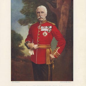 Set of 4 Victorian British Army General Coloured Photographs in ...