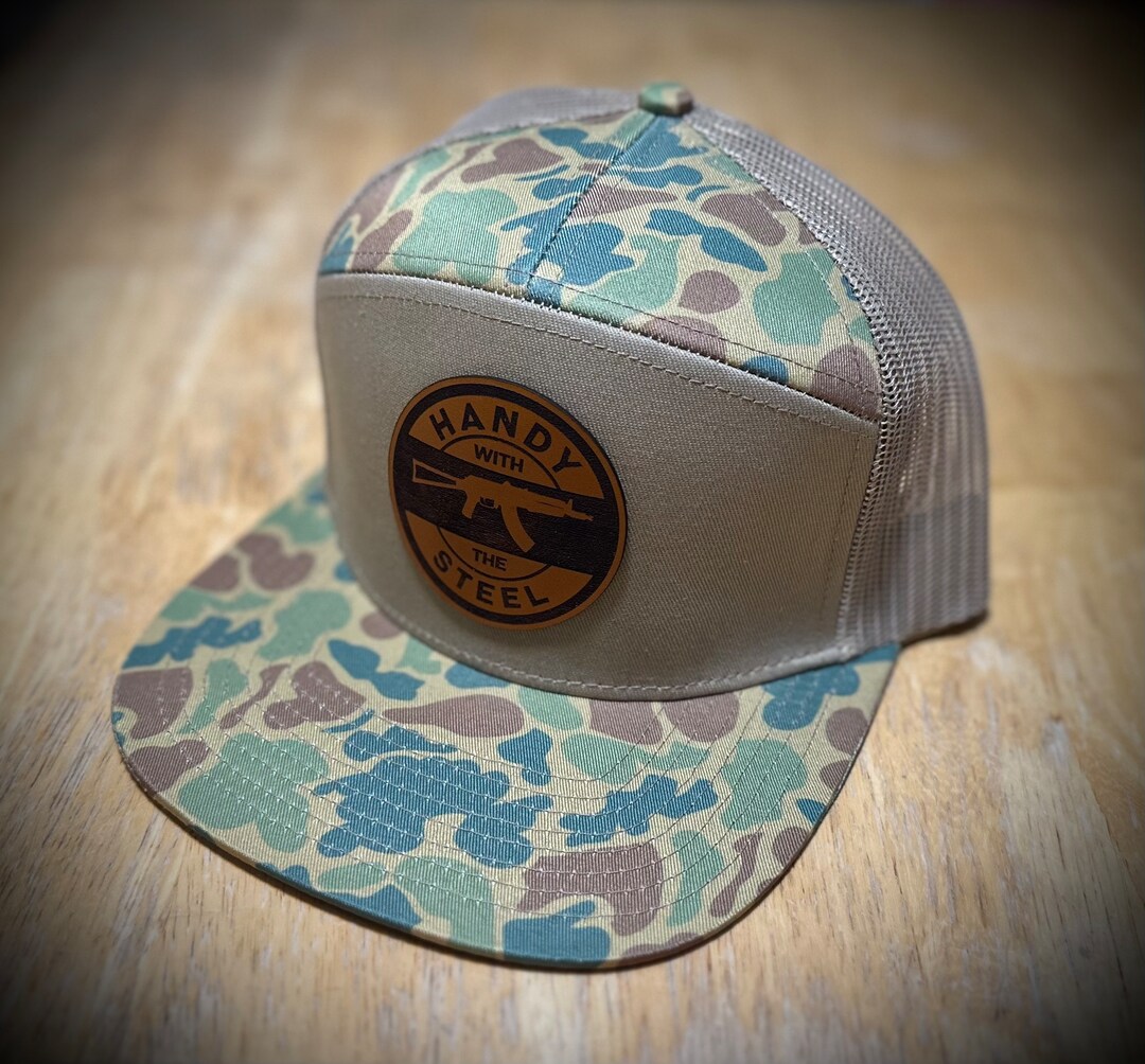 Handy With the Steel AK47 Field Camo 7 Panel Hat - Etsy