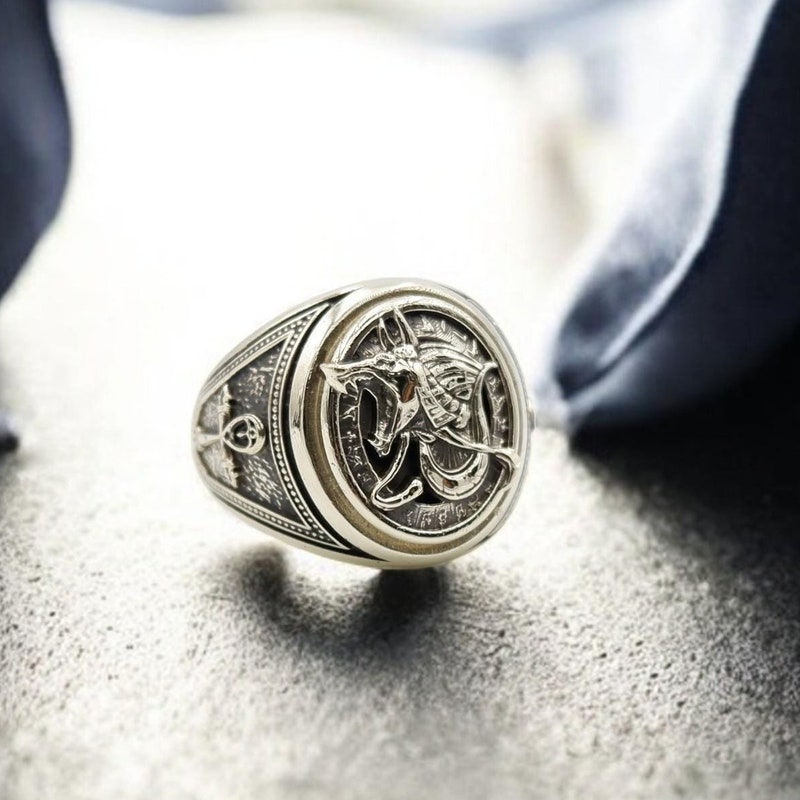 Anubis Ring - Etsy