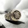 Rooster Ring Animal Signet Accessory Brass Jewelry Wedding Gift Ring ...