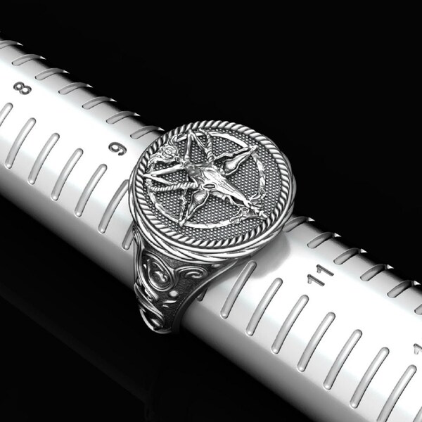 Satanic Rings for Men - Etsy