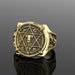 Hexagram Talisman Solomon Rings Solomon's Hexagram Ring - Etsy