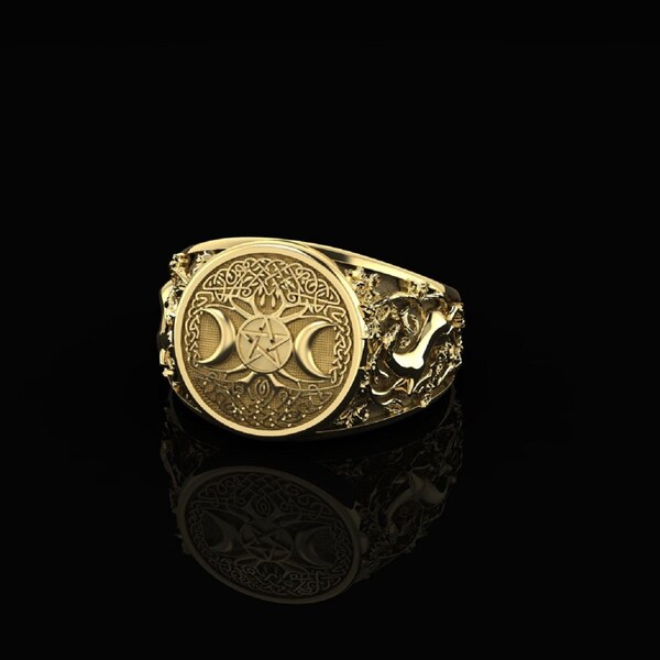 Wicca Ring - Etsy