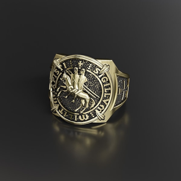Knight Templar Ring - Etsy