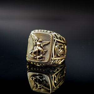 Saint Michael Ring, Saint Michael Protect Ring, Saint St. Michael the ...