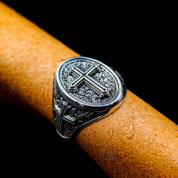 Catholic Mens Ring - Etsy