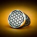 Flower of Life Ring Seed of Life Ring Sacred Geometry Ring - Etsy