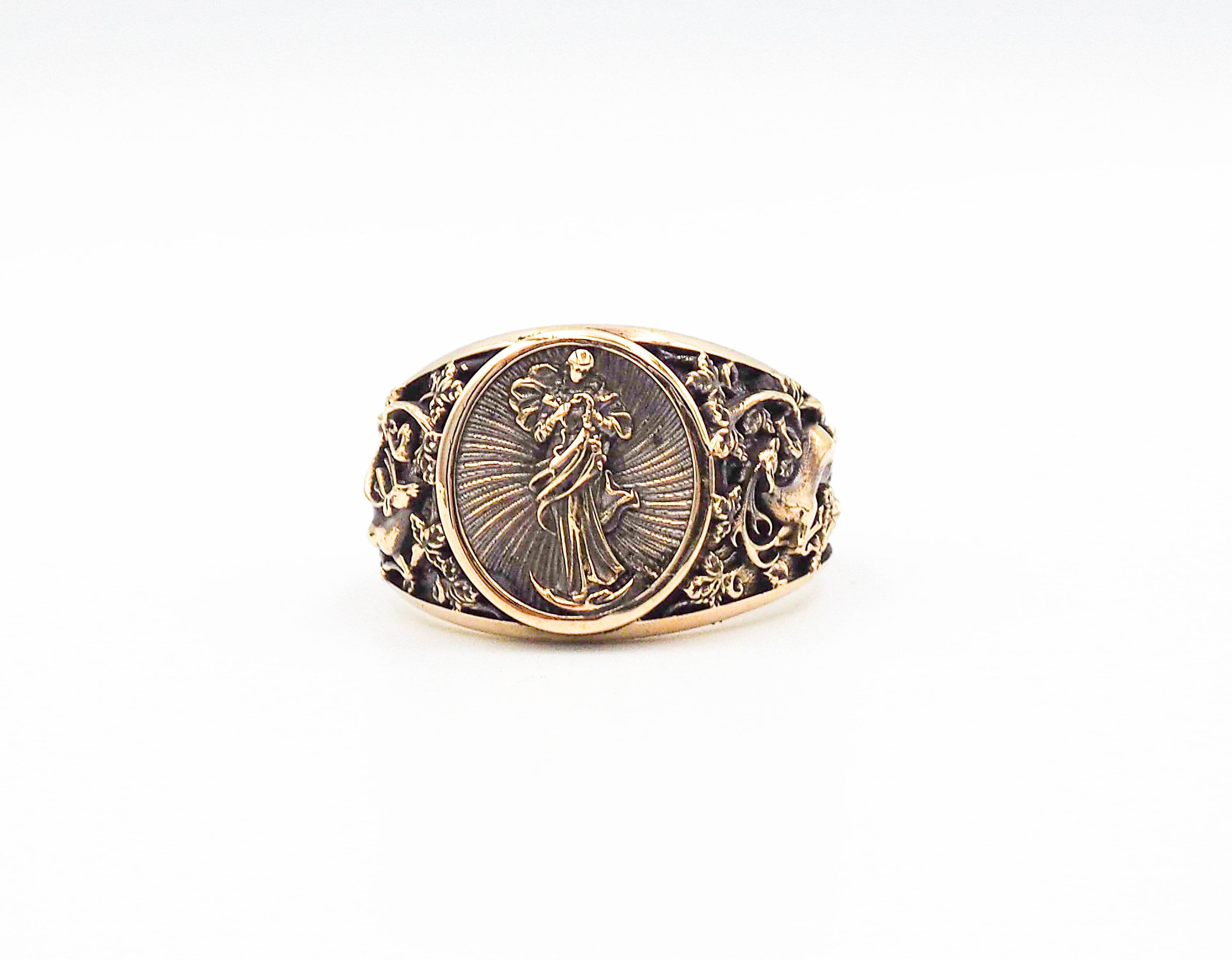 Virgin Mary Ring Miraculous Virgin Mary Ring Our Lady of - Etsy