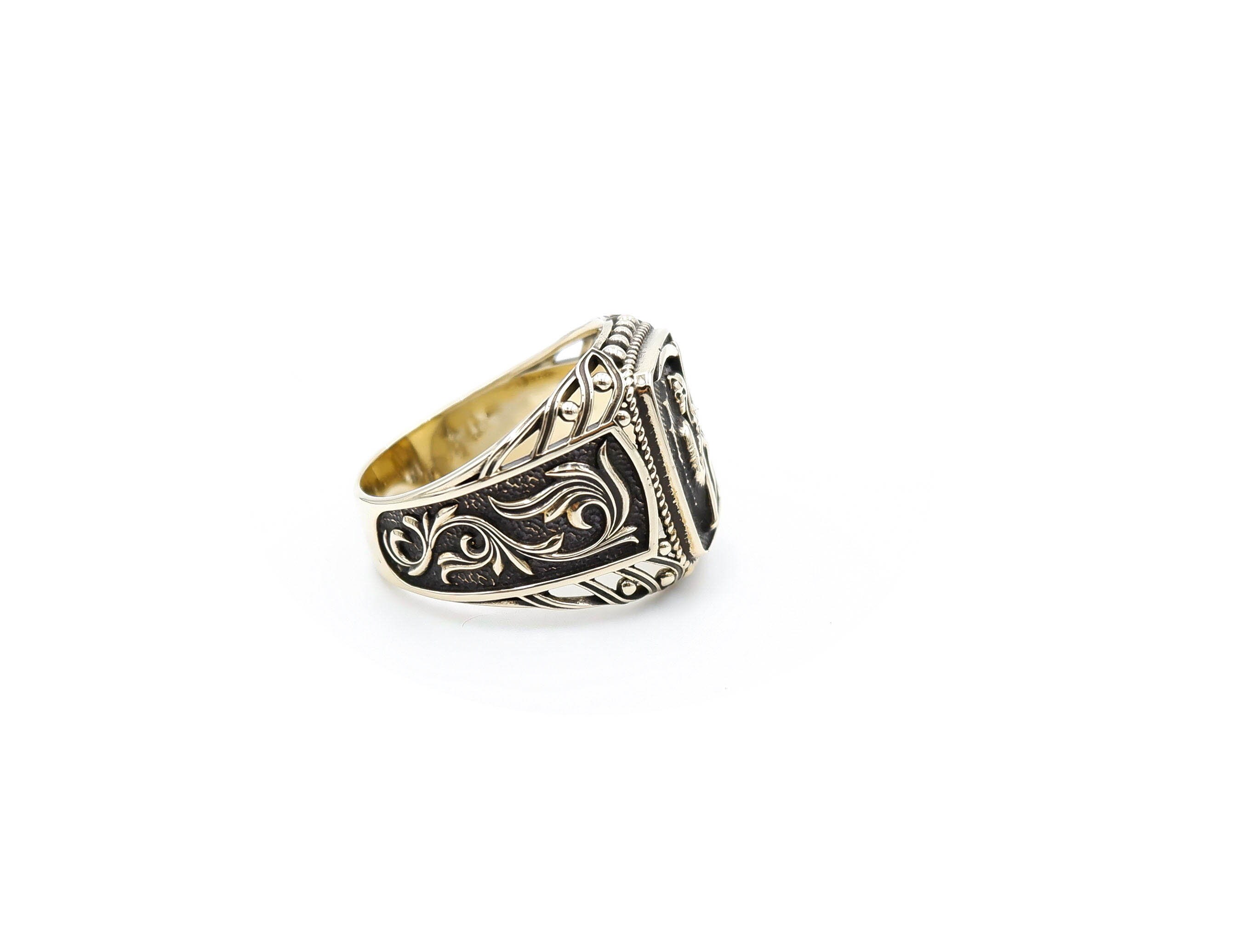 Santa Muerte Ring for Men's Women Mexican Day of the Dead - Etsy