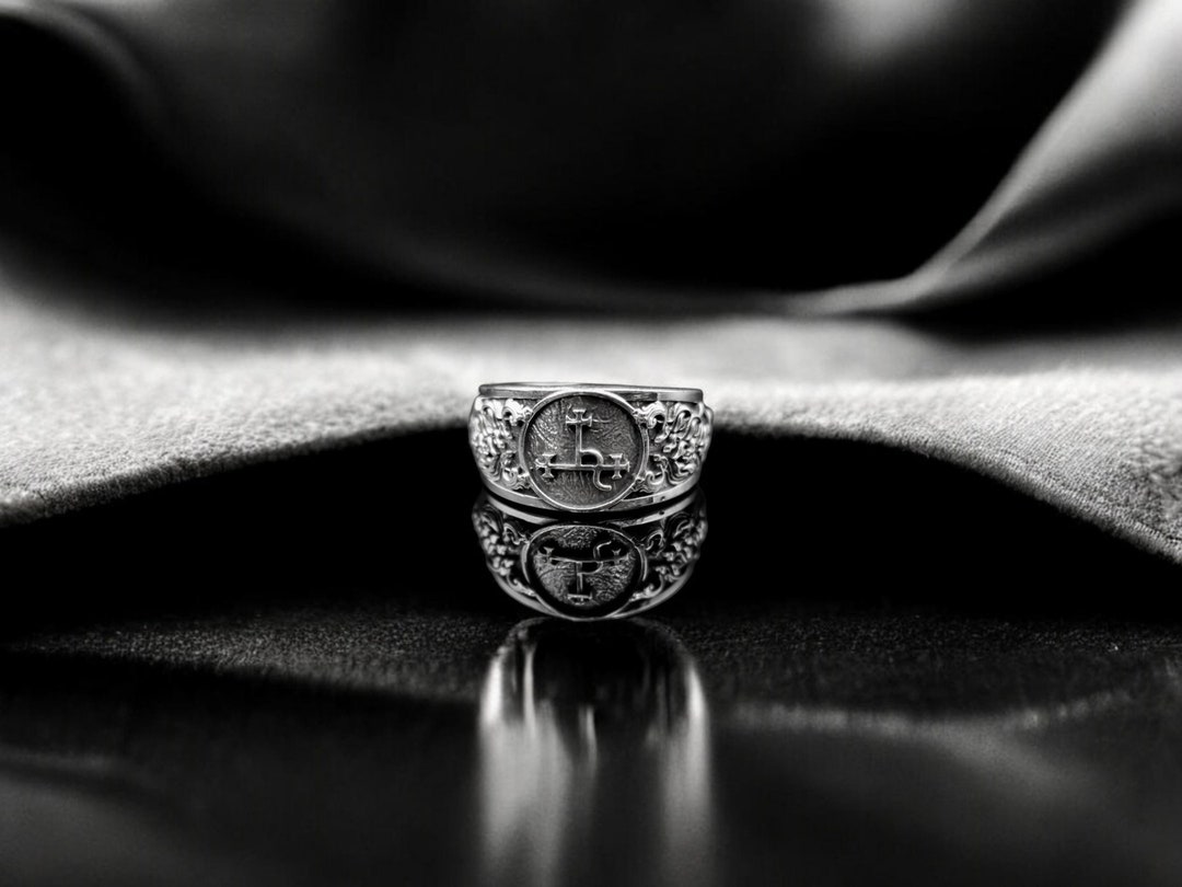 925 Sterling Silver Sigil of Lilith Ring Gothic Jewelry Gift for Her ...