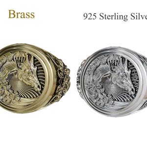 925 Sterling Silver Celtic Giraffe Ring: Norse Viking Jewelry - Etsy