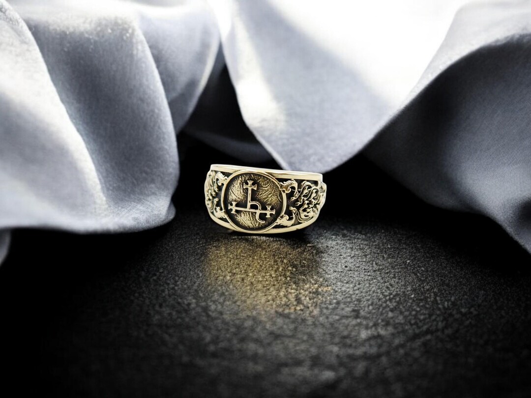 Sigil of Lilith Ring Gothic Brass Jewelry Gift for Her, Him - Etsy