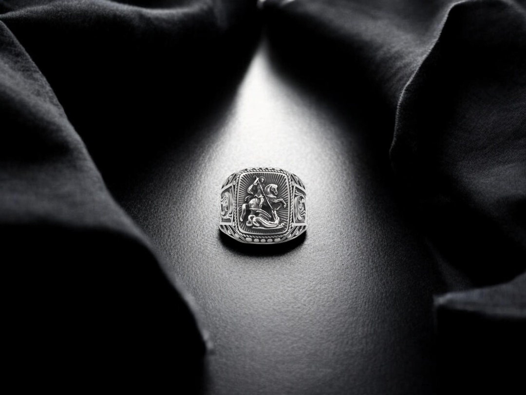 Saint George Ring, Sovereign Ring, The Saint George the Victorious Men ...