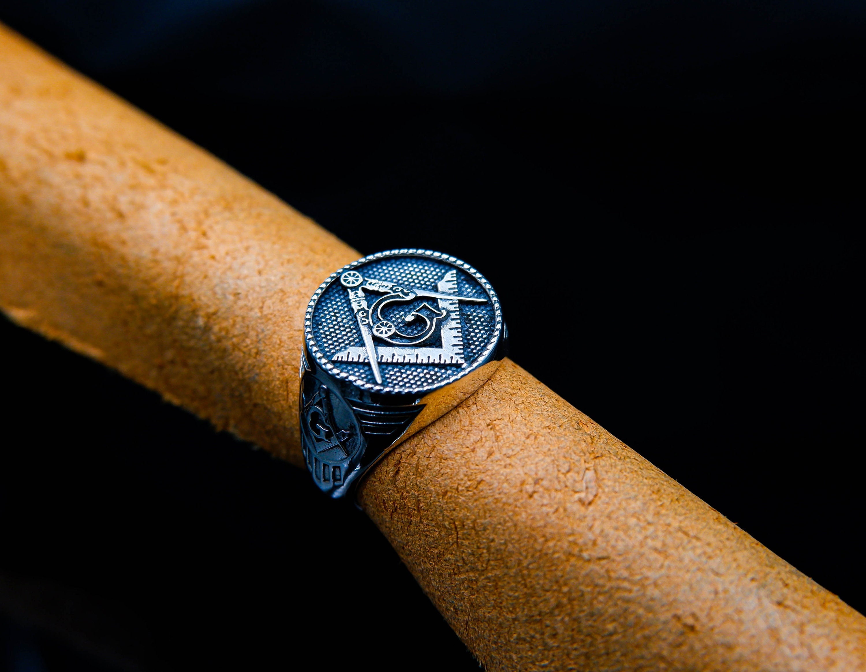 Silver Masonic Rings Freemason Ring Master Mason Rings Mens | Etsy