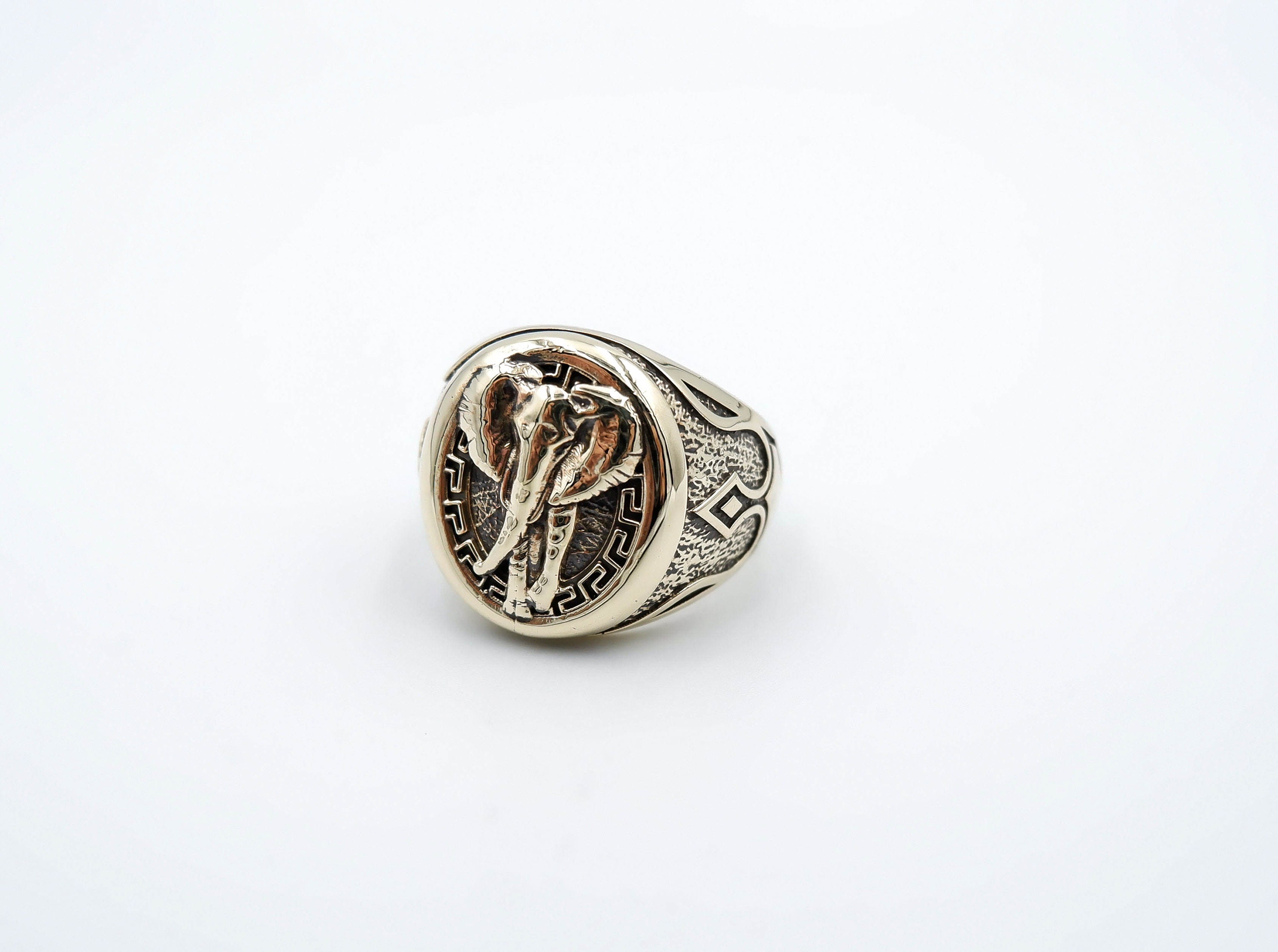 Elephant Ring Elephant Animal Ring for Men Good Luck Symbol - Etsy