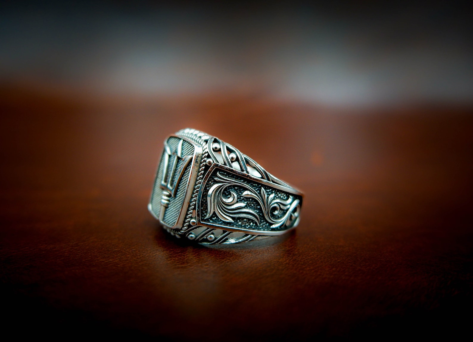 Poseidon Trident Ring Trident Ring Poseidon Ring Ancient | Etsy